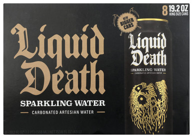 Liquid Death Water Sprkl Mountain 8pk - Case of 3 - 153.6 FO - Pure ...