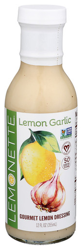 Lemonette Dressings Dressing Lemon Garlic - Case of 6 - 12.00 OZ - Pure ...
