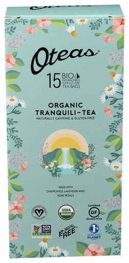Oteas Organic Tranquili-tea - Case of 6 - 15.00 PC - Pure Modern Living