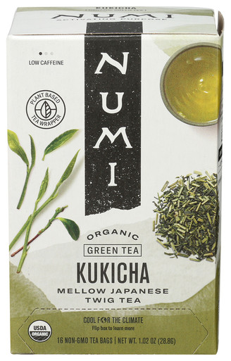 Numi Teas Tea Kukicha Japanese Gree - Case of 6 - 16.00 BG - Pure ...