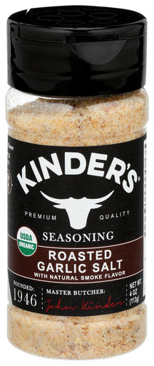 Kinders Rub Rstd Grlc Salt Org - Case of 8 - 4.000 OZ - Pure Modern Living