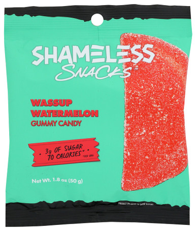 Shameless Snacks Gummy Watermelon - Case of 6 - 1.800 OZ - Pure Modern ...