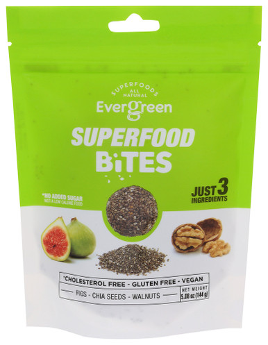 Evergreen Bites Superfood - Case of 12 - 5.080 OZ - Pure Modern Living