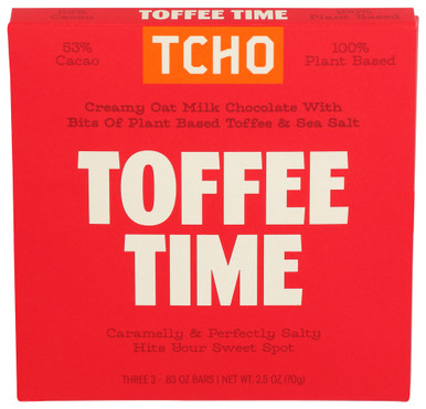 Tcho Bar Choc Toffee Time - Case of 10 - 2.500 OZ - Pure Modern Living