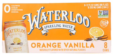 Waterloo Sparkling Water Water Sprklng Orng V - Case of 3 - 96.00 FO ...