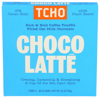 Tcho Bar Choc Choco Latte - Case of 10 - 2.500 OZ - Pure Modern Living