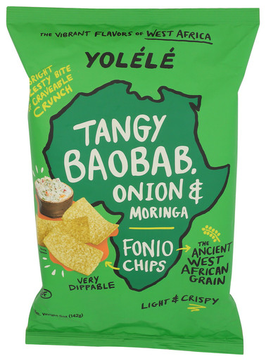 Yolele Chips Fonio Greens - Case of 9 - 5.000 OZ - Pure Modern Living