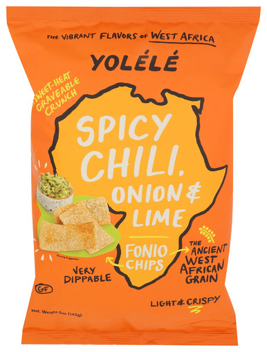 Yolele Chips Fonio Yassa - Case of 9 - 5.000 OZ - Pure Modern Living