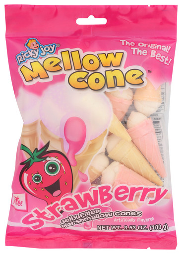 Ricky Joy Mellow Cone Strawberry - Case of 18 - 3.530 OZ - Pure Modern ...