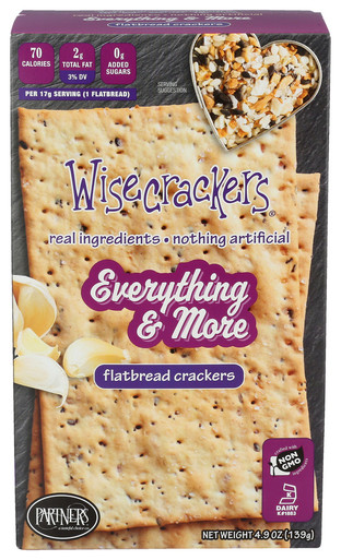 Wisecrackers Cracker Fltbread Evrythng - Case of 6 - 4.900 OZ - Pure ...