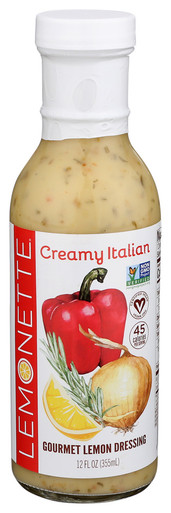 Lemonette Dressings Dressing Italian Herb - Case of 6 - 12.00 OZ - Pure ...