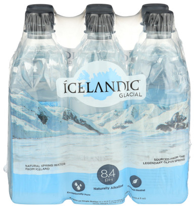 Icelandic Glacial Water 6pk Spring Ntrl - Case of 4 - 101.4 FO - Pure ...
