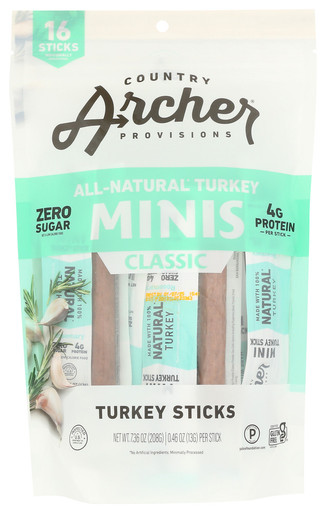 Country Archer Turkey Sticks Rosemary - Case of 6 - 7.360 OZ - Pure ...