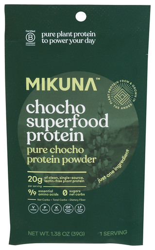 Mikuna Protein Powder Pure Pkt - Case of 8 - 1.380 OZ - Pure Modern Living
