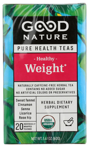 Good Nature Tea Weight - Case of 6 - 1.410 OZ - Pure Modern Living