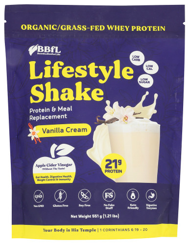 Bbfl Protein Powder Vanilla - Case of 6 - 1.210 LB - Pure Modern Living
