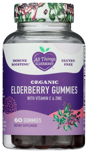 All Things Elderberry Elderberry Gummy - 60.00 PC - Pure Modern Living