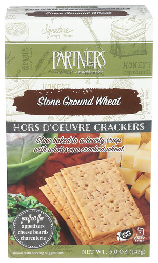 Partners Crackers Whet Hrs Dvr Sg - Case of 6 - 5.000 OZ - Pure Modern ...