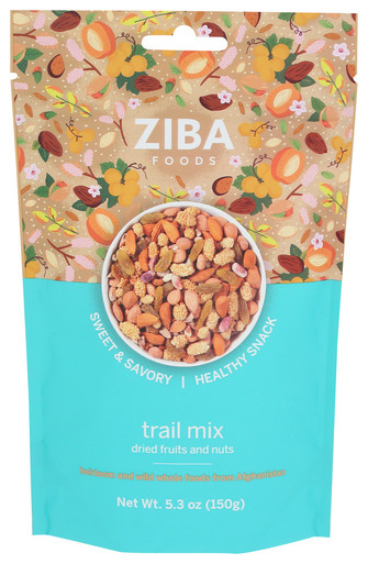Ziba Foods Nuts And Fruit Trail Mix - Case of 6 - 5.300 OZ - Pure ...
