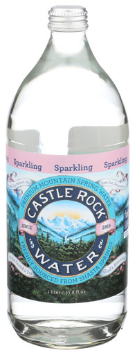 Castle Rock Water Sparkling Glass - Case of 12 - 1.000 LT - Pure Modern ...