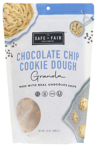 The Safe And Fair Food Co Granola Cho Chp Cki - Case of 6 - 12.00 OZ ...