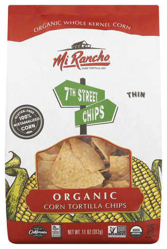 Mi Rancho Chips Tortilla Thin Style - Case of 9 - 11.00 OZ - Pure ...