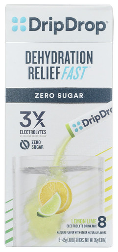 Drip Drop Hydration Zero Lmn 8ct - 2.820 OZ - Pure Modern Living