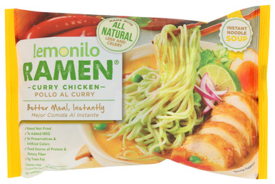 Lemonilo Ramen Chckn Curry Soup - Case of 6 - 2.580 OZ - Pure Modern Living