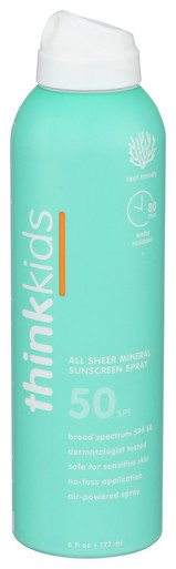 Think Spray Spf50 Kids Clr Zinc - 6.000 FO - Pure Modern Living