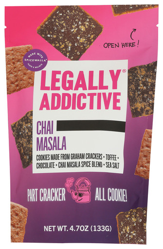 Legally Addictive Foods Cookie Crckr Chai Mas - Case of 6 - 4.700 OZ ...