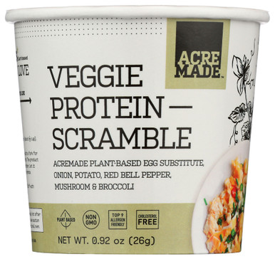 Acremade Cup Protein Scramble Veg - Case of 8 - .920 OZ - Pure Modern ...