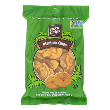 Inka Crops Plantain Chips - Original - Case Of 12 - 4 Oz.