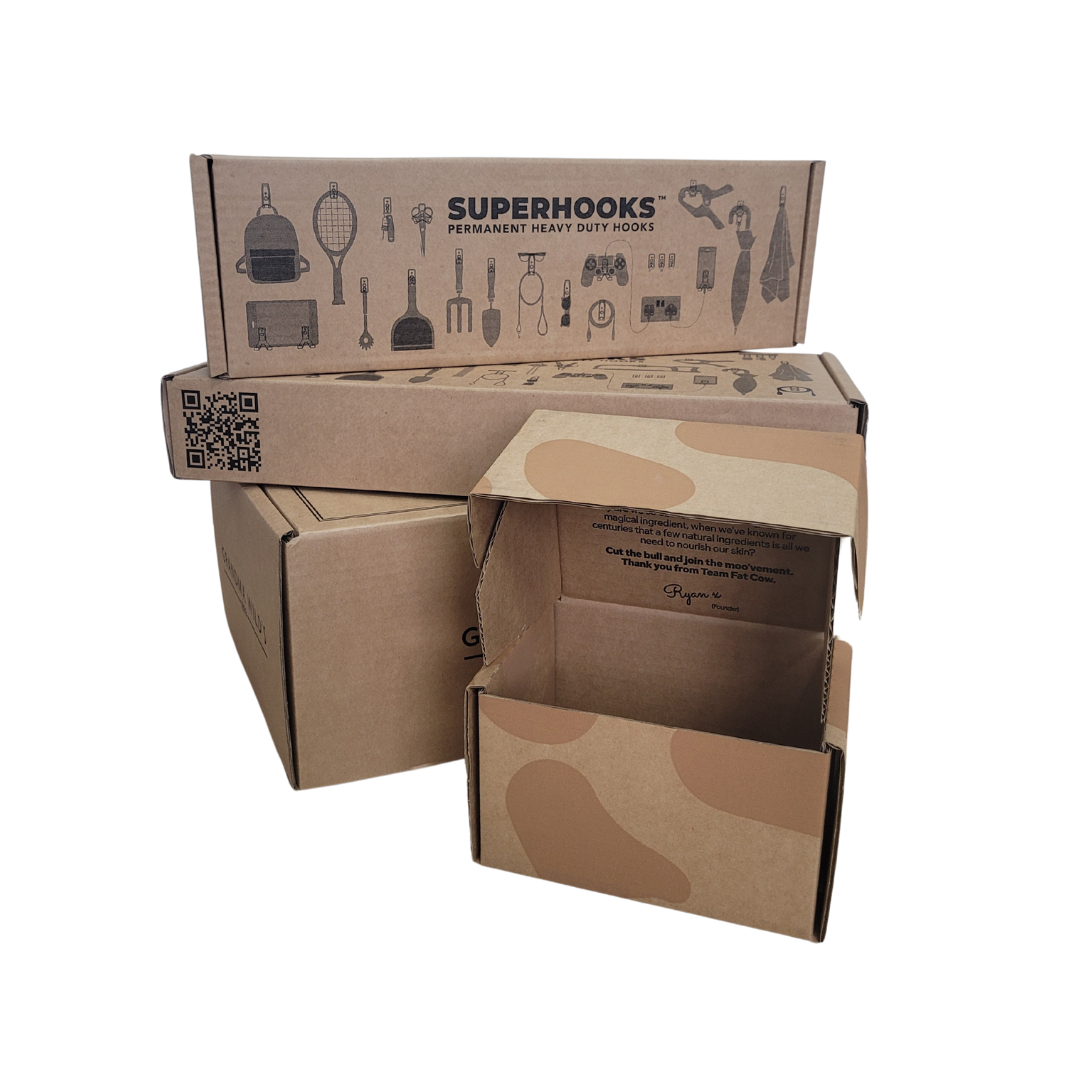 Brown Postal Box - Various sizes - 50 units per pack - ASC Direct