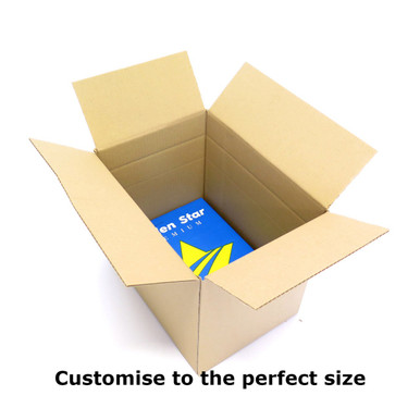 A4 Custom Sized Box - 302mm x 216mm x Pick Your Depth (25 per pack ...