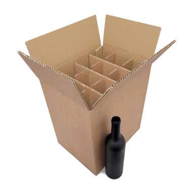 Wine Bottle Boxes For 6 Bottles With Dividers - Shipping 6 Bottles ...