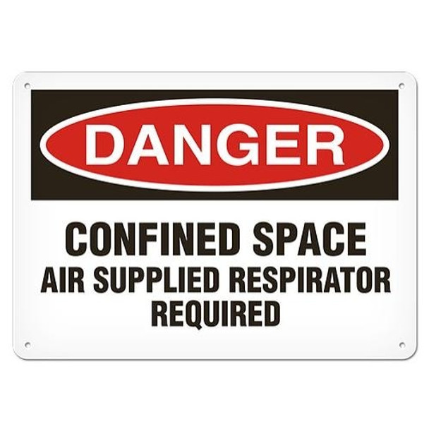 OSHA Safety Sign | Danger Confined Air | INCOM - All Safety