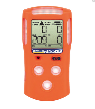 Gasclip MGC-IR 4head Monitor | RECHARGABLE - All Safety