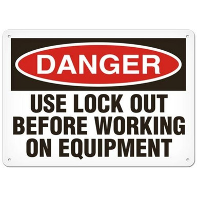 OSHA Safety Sign | Danger Use L/O Befor | INCOM
