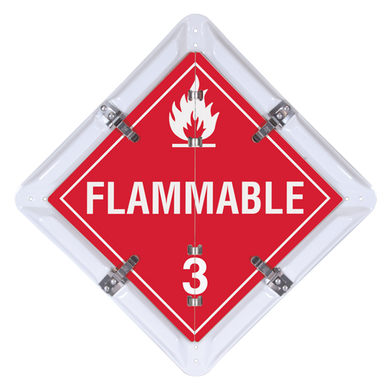 9 Legend DOT Flip Placard - 12/case