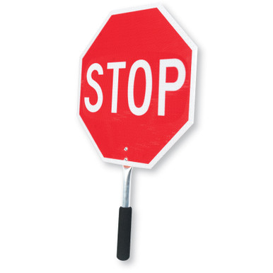 Aluminum Stop / Slow Traffic Paddle | Diamond Grade | Big K - All Safety