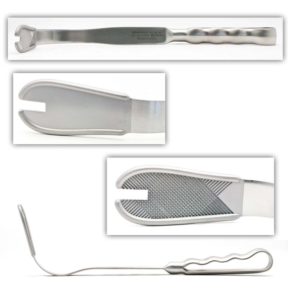 Hunsaker Parotid Retractor Med 1-3/8 | 63-442202 - Millennium Surgical