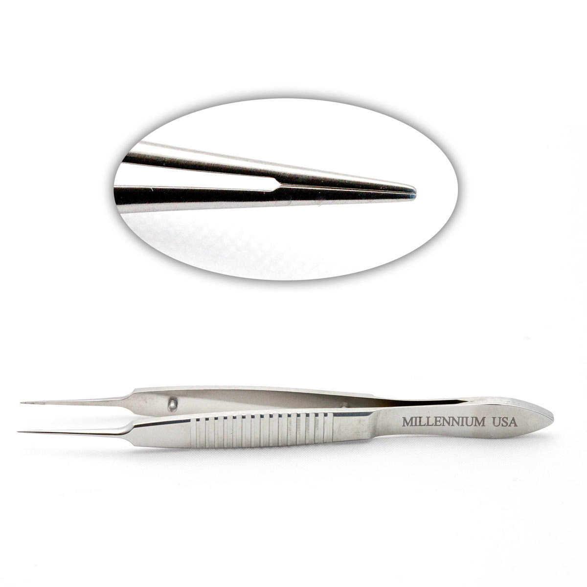 Surgical Thread McPherson Suturing Forcep 10cm Angled 5mm Smooth Jaws ...