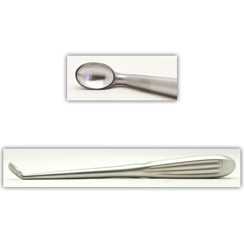 Spinal Fusion Curette Size 6 Angled 9In | 0-49118 - Millennium Surgical