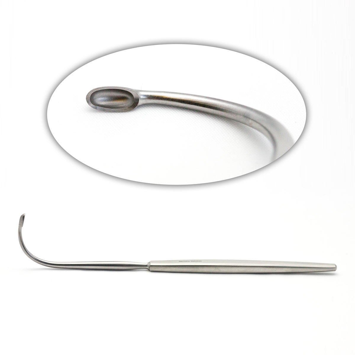 Sinus Curette 105 Deg Curved Retrograde | 31-3714285 - Millennium Surgical