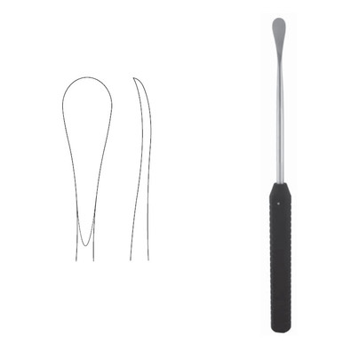 Elevator Bone Double Handed 17In Cvd 17Mm Shrp | 43.9817 - Millennium ...