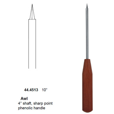Awl 10In 4In Shaft Sharp Point Phenolic Hndl | 44.4513 - Millennium ...
