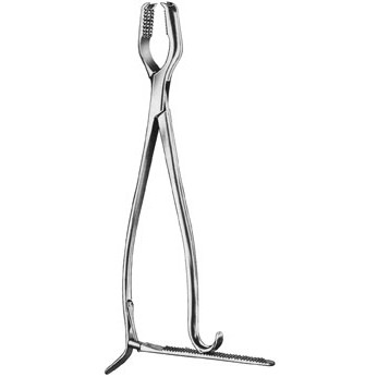 Lane Bone Fcps 13In Light W/Ratchet | 46.1815 - Millennium Surgical