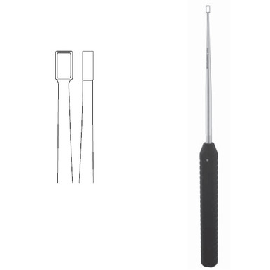 Curette Box Double Handed 17" Str 6X10Mm | 51.7706 - Millennium Surgical