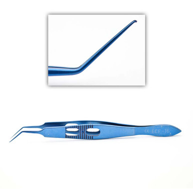Titanium Utrata Forceps Flat Handle - Millennium Surgical