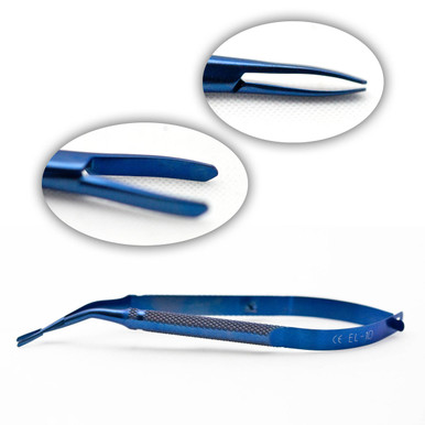 Foldable Lens Insertor Angled W/L Titanium | 60-EL10 - Millennium Surgical